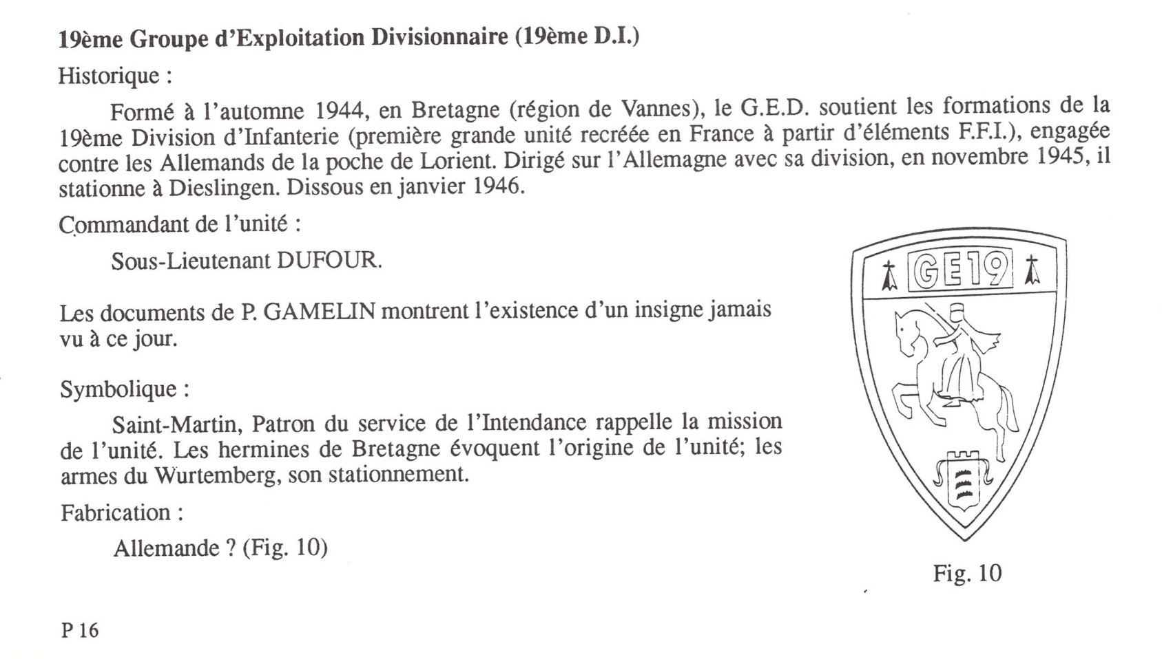 Article du mois d’août 2023 : Les formations de l’intendance pendant ...